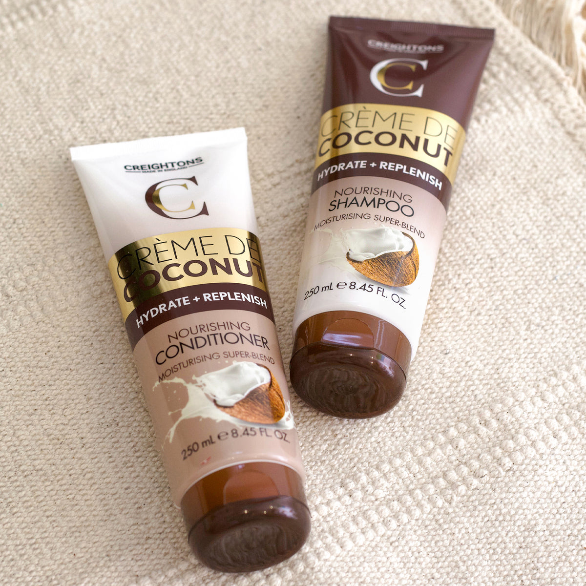 Crème de Coconut & Keratin Shampoo and Conditioner Bundle 250ml ...