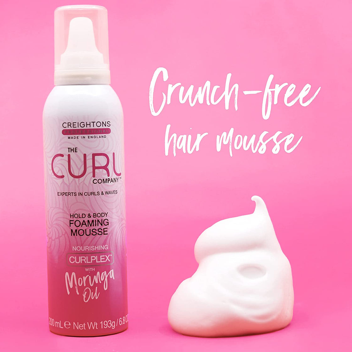The Curl Company Hold & Body Foaming Mousse 200ml – Creightons